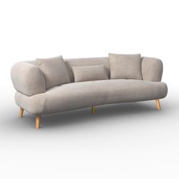 Sofa Elisabeth Beige Boucl&eacute;