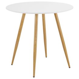 Esstisch John Wei&szlig; MDF ca. 80/80/76 cm