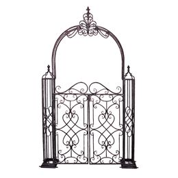 Gartenpforte Towada ca. 150x245x24 cm Schwarz