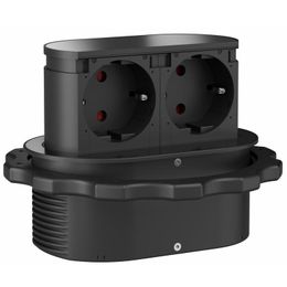 Vogt Steckdosenelement 418735 schwarz