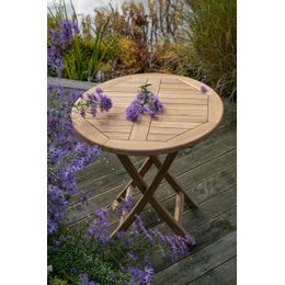 Gartenklapptisch Woodie ca. 70x75 cm Teak massiv