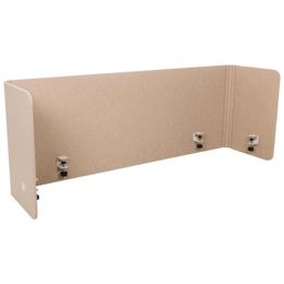 Trennwand Flexmiut Beige ca. 160x40x2cm