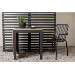 Balkontisch Diego klappbar ca. 70x70 cm Holz/Schwarz