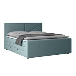Boxspringbett Lima ca. 180x200 cm Blau