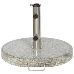 siena GARDEN Schirmst&auml;nder Metall/Granit f&uuml;r &Oslash; 4,8 cm