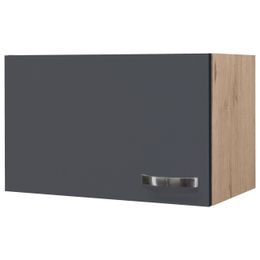 K&uuml;chenoberschrank Shadow ca. 60x32x32 cm Grau/Eiche