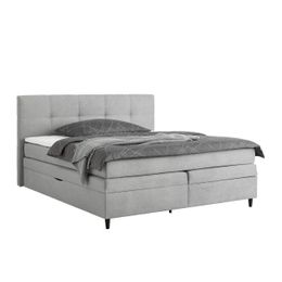 Boxspringbett Miami in Grau ca. 180x200cm