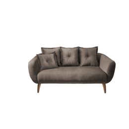 2,5-Sitzer-Sofa Baggio Braun Velours
