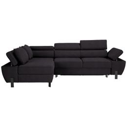 Ecksofa Molina Mini Schwarz