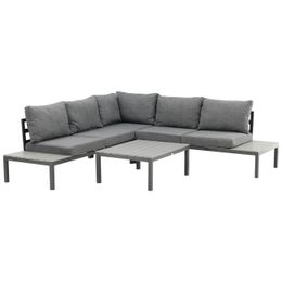 Loungegarnitur Odense ca. 239x239 cm Schwarz
