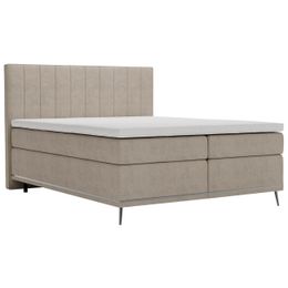 Boxspringbett CROMO Beige ca. 160x200