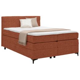 Boxspringbett Bari in Terracotta ca. 140x200cm