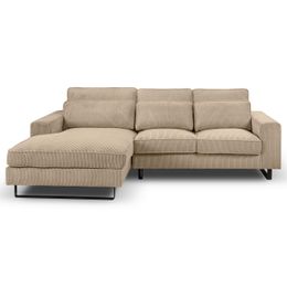 Ecksofa Bolivia Beige Cord