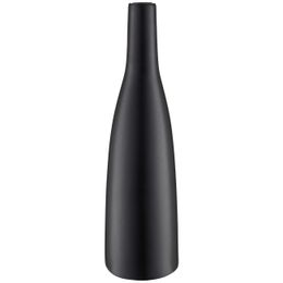 Vase Planico II Schwarz matt