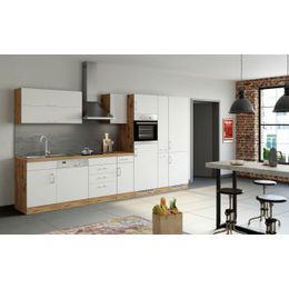Held K&uuml;chenblock Sorretno ohne Ger&auml;te ca. 360 cm Wei&szlig;