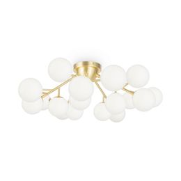 Maytoni Deckenleuchte Dallas Goldfarben max. 28 Watt Deckenlampe