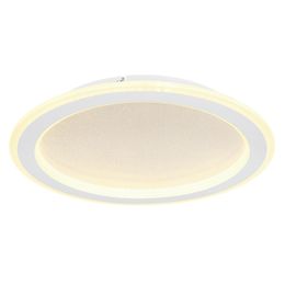 Globo LED-Deckenleuchte Tini Opal/Wei&szlig; max. 24 Watt Deckenlampe