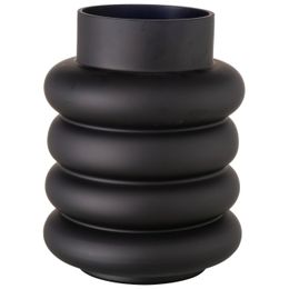 Vase Ribbo II in Schwarz