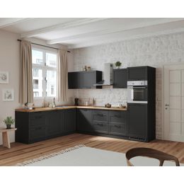 Held Eckk&uuml;che Meran mit Ger&auml;ten ca. 240x300 Grau/Eiche