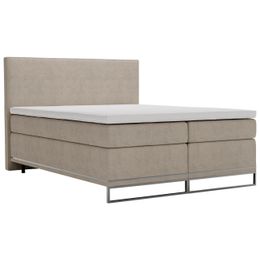 Boxspringbett Cromo Beige ca. 200x200
