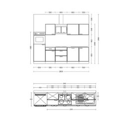 K&uuml;chenblock Julia Anthrazit/Eichefarben