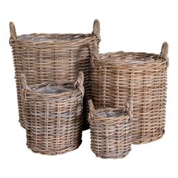 Korbset Caor Baskets Braun, 4er Set