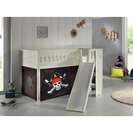 Vipack Spielbett Scott Caribian Pirate ca. 90x200 Kiefer Wei&szlig;