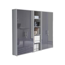 Aktenschrank Office Edition Sw Set 10 Grau