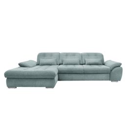 Ecksofa Rigatti mit Bettkasten ca. 184x314 cm Mint