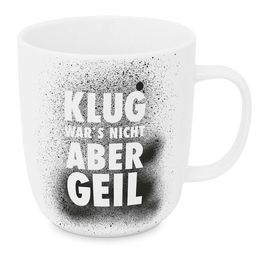 Kaffeebecher Klug wars nicht aus Porzellan ca. 350ml