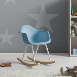 Kinderstuhl Bobby Blau Kunststoff