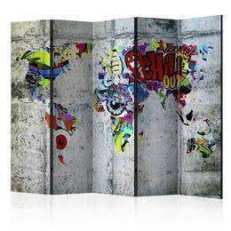 Artgeist Paravent Graffiti World Multicolor