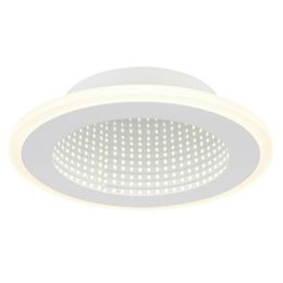 Globo LED-Deckenleuchte Lamela Opal/Wei&szlig; max. 12 Watt Deckenlampe