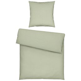 Bettw&auml;sche Gisela Hellgr&uuml;n ca. 135x200cm