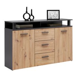 Sideboard Montana Anthrazit/Eiche Artisan