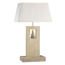 Tischleuchte Miriel Beige max. 22 Watt