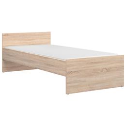 Bett Nepo Plus ca. 90x200 cm Sonoma Eiche