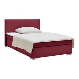 Boxspringbett Mira 2 Dunkelrot ca. 120x200cm