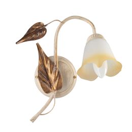 Wandleuchte Vanda Wei&szlig;/Beige max. 6 Watt Wandlampe