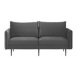 Sofa Yara Dunkelgrau Samt