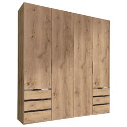 Dreht&uuml;renschrank Level 36A ca. 200x216x58cm Eiche Dekor