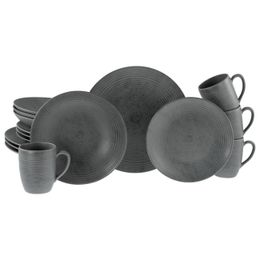 Creatable Kombiservice Catania Anthrazit, 16-teilig