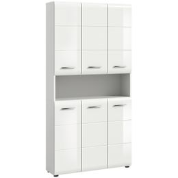 Hochschrank Ice ca. 90x185x30 cm Wei&szlig;