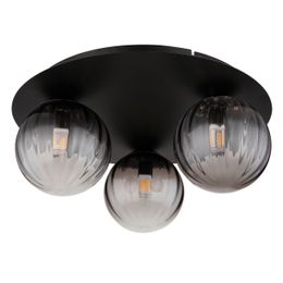 Globo Deckenleuchte Dallerta Schwarz max. 10 Watt Deckenlampe