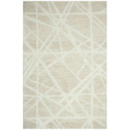 Teppich Verona Cutloop Wei&szlig;/Beige ca. 190x290cm