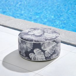 Pouf Cassy Grau ca. 53x23 cm