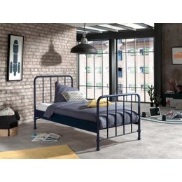 Vipack Kinder-/Juniorbett Bronxx ca. 90x200 cm Blau Matt