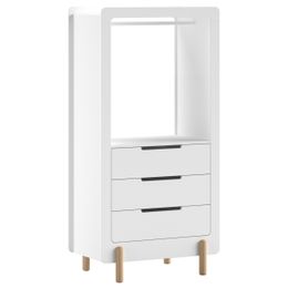 Vipack Kleiderschrank Simple ca. 88x180x54,4 cm Wei&szlig;