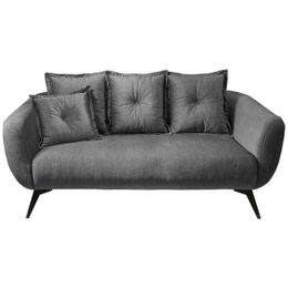 2,5-Sitzer-Sofa Baggio Grau Velours