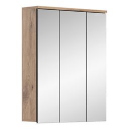 Spiegelschrank Mason 3-t&uuml;rig Eichefarben